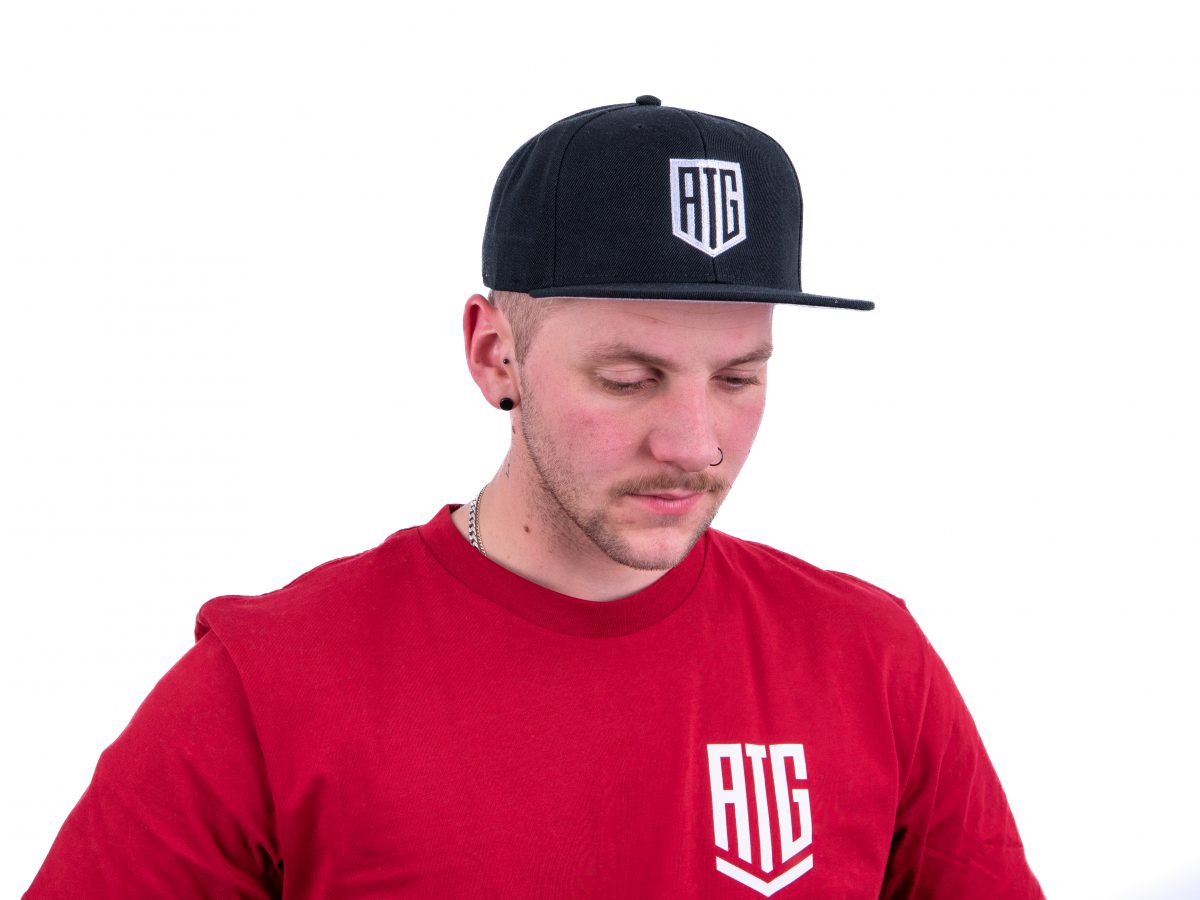ATG Shield Snap Back Black - Against The Grain Clothing Co.